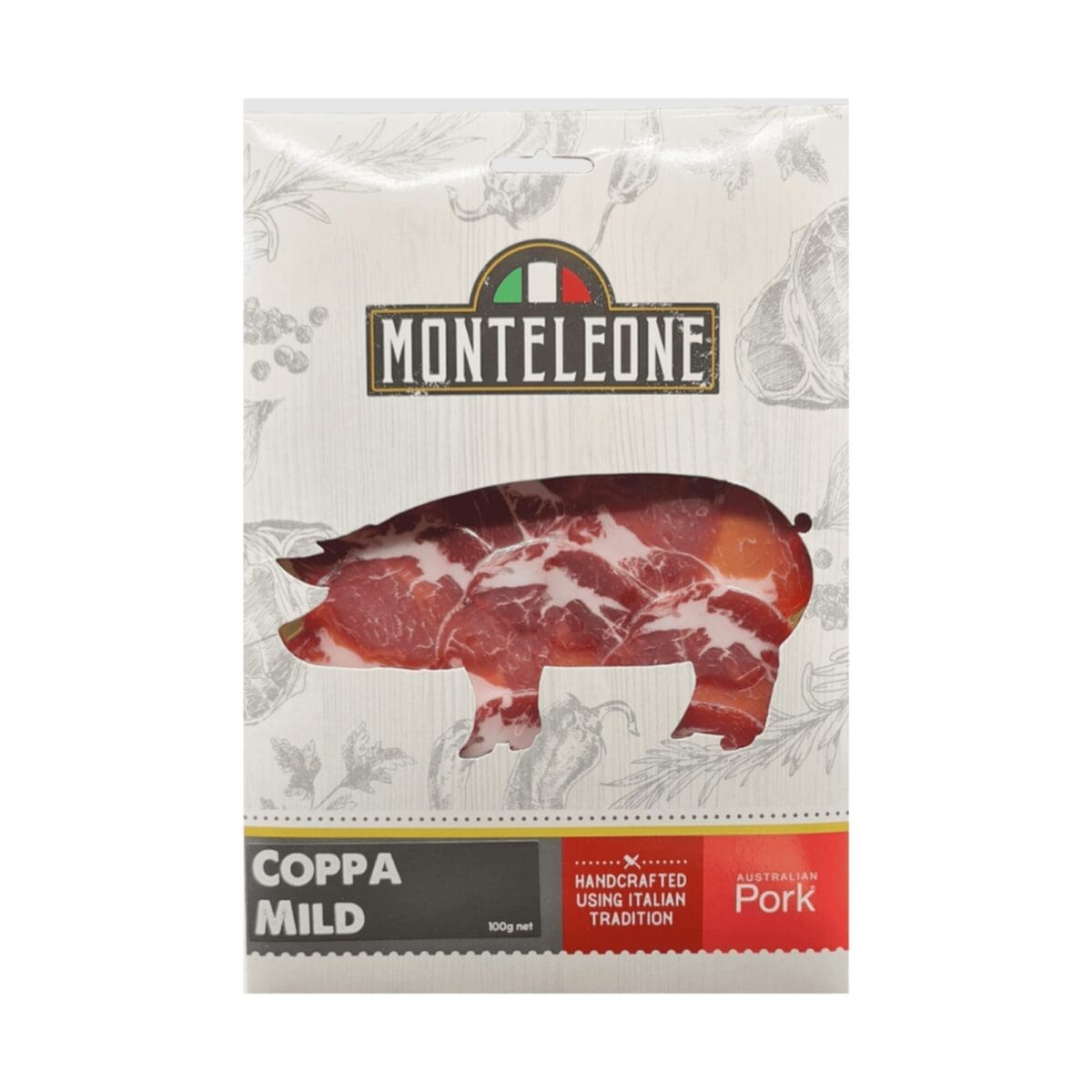 MONTELEONE SLICED COPPA MILD - Zone Fresh