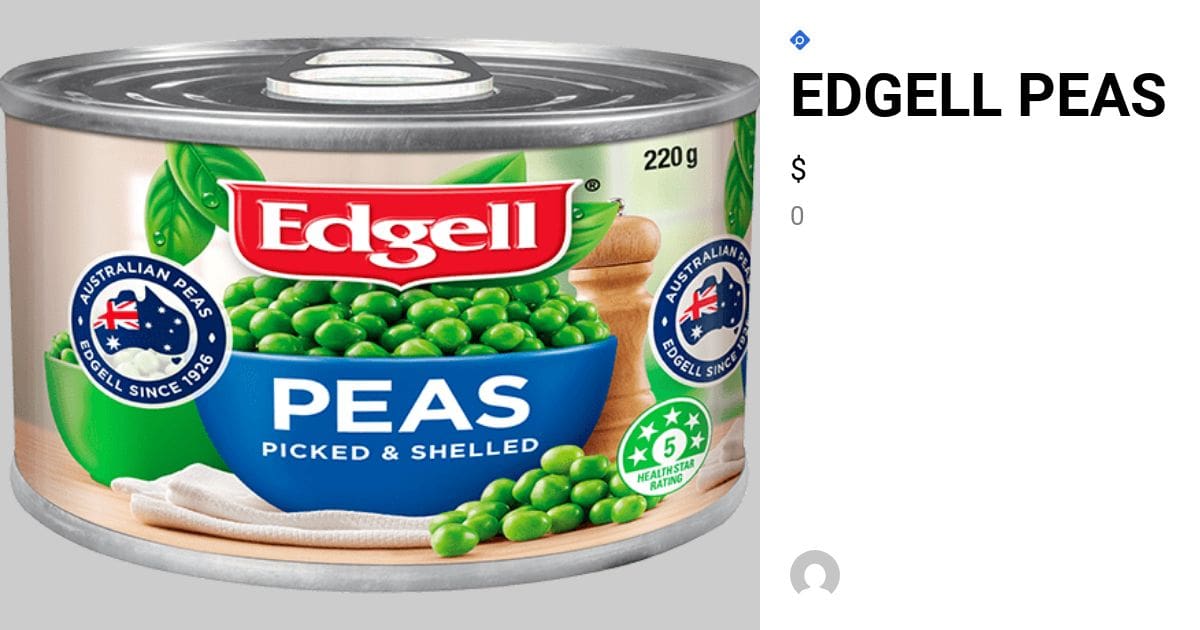 EDGELL PEAS - Zone Fresh