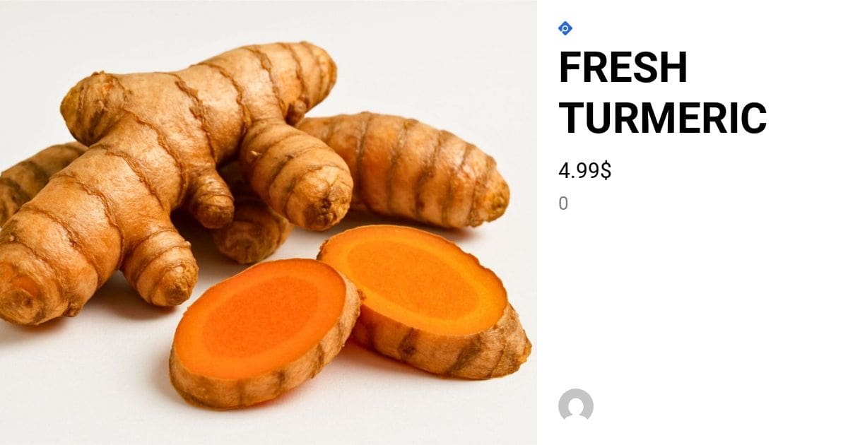 FRESH TURMERIC - Zone Fresh