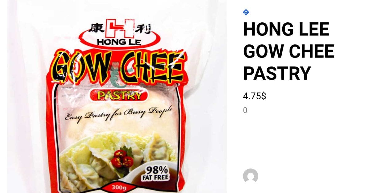 HONG LEE GOW CHEE PASTRY - Zone Fresh