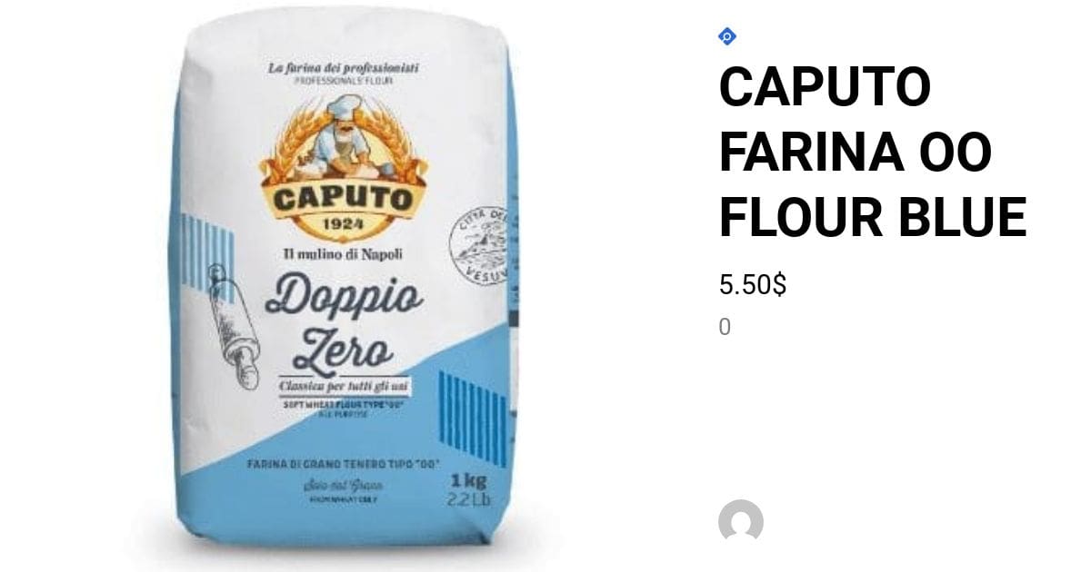 CAPUTO FARINA OO FLOUR BLUE - Zone Fresh