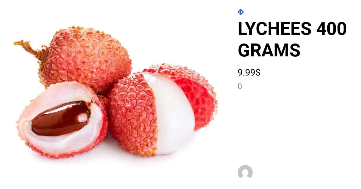 LYCHEES 500 GRAMS - Zone Fresh