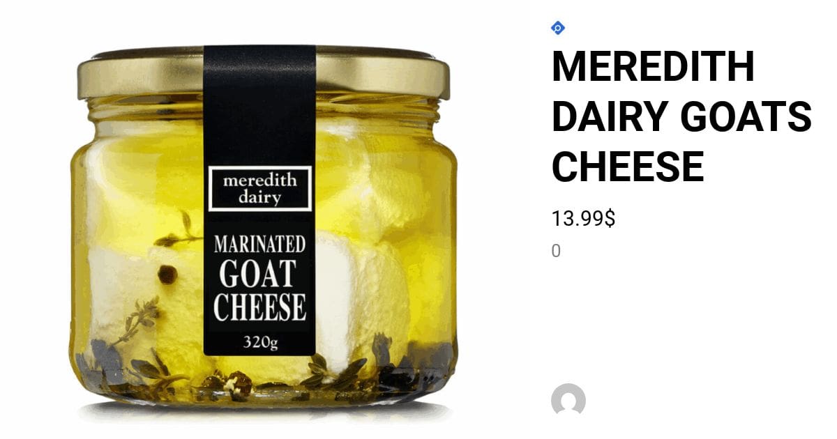 MEREDITH DAIRY GOATS CHEESE - Zone Fresh