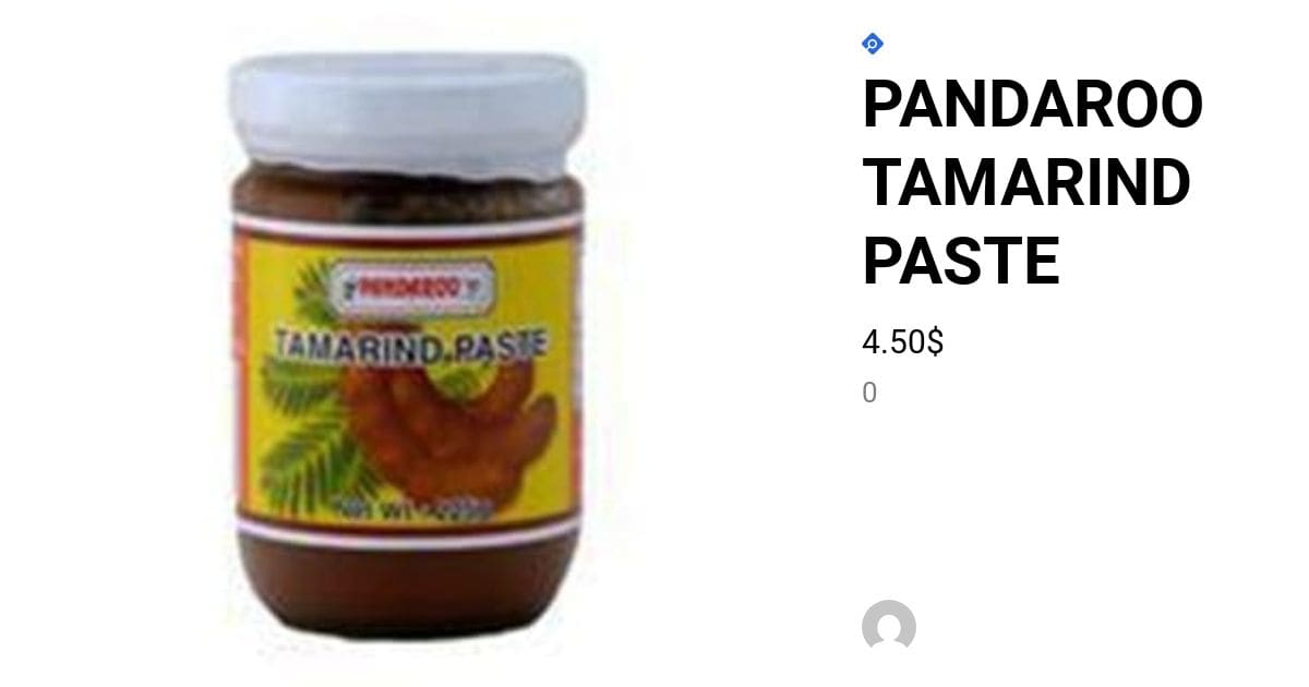 PANDAROO TAMARIND PASTE - Zone Fresh