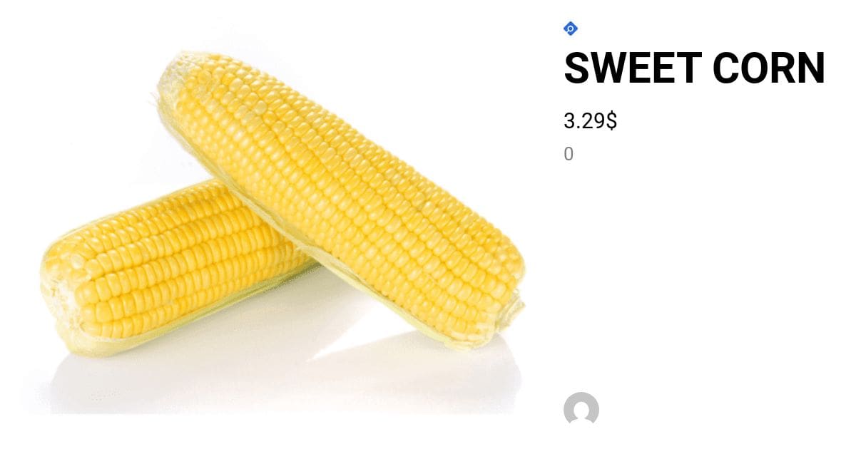 SWEET CORN - Zone Fresh
